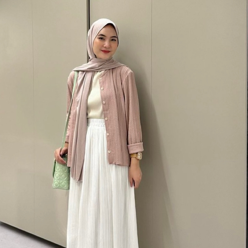 Jual MELISSA CARDI | OUTER CARDIGAN KNIT | NIOLLA | Shopee Indonesia