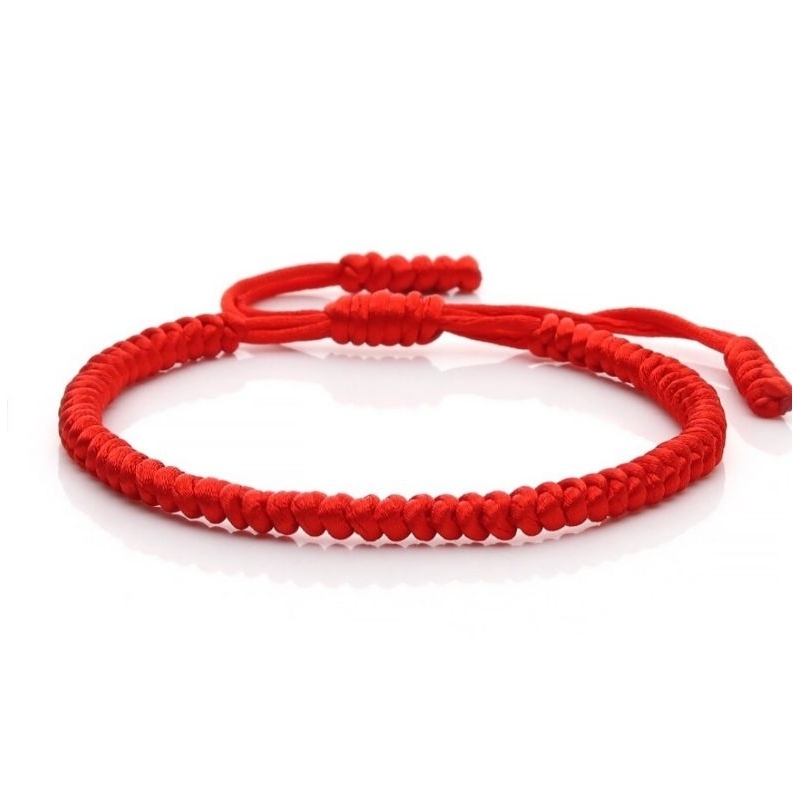 Jual Lucky Bracelet Gelang Tibet Merah Keberuntungan | Shopee Indonesia
