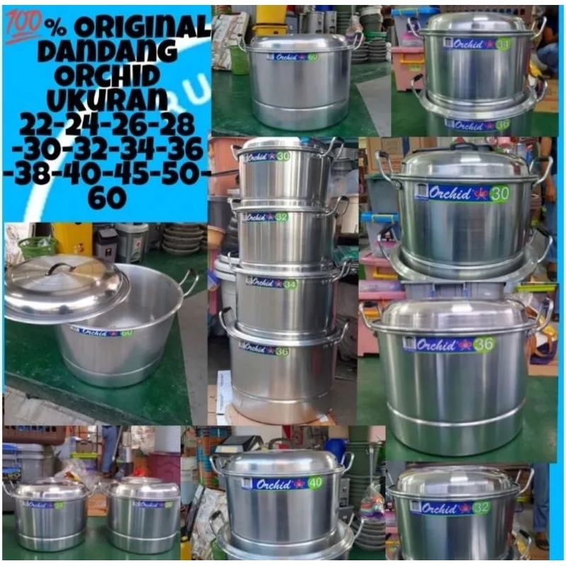 Jual Dandang Orchid | Panci Orchid | Dandang Alumunium Orchid | Shopee ...