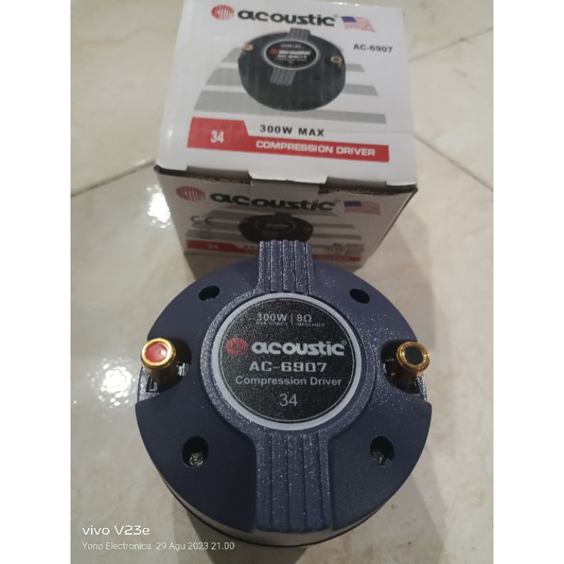 Jual Driver Twitter Acoustics AC-6907 Acoustic vc 34.4 300W MAX ...