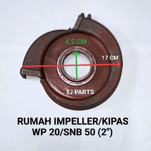 Jual Casing Cover/Housing Impeller/Rumah Impeller Mesin Pompa Air Alkon ...