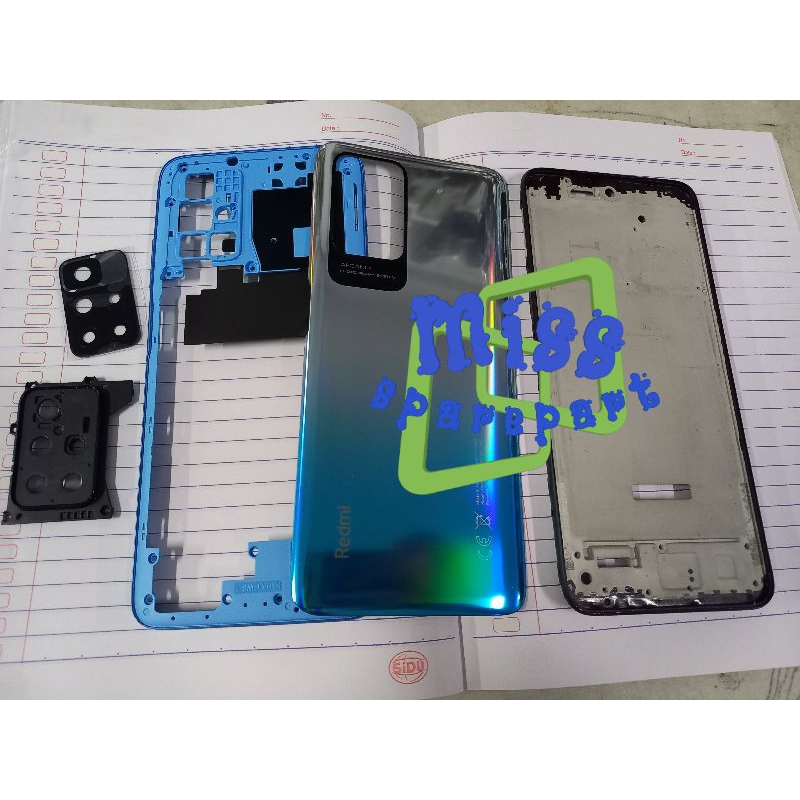 Jual Housing Casing Fullset Redmi 10 Backdoor Frame Lcd Tutup Mesin ...