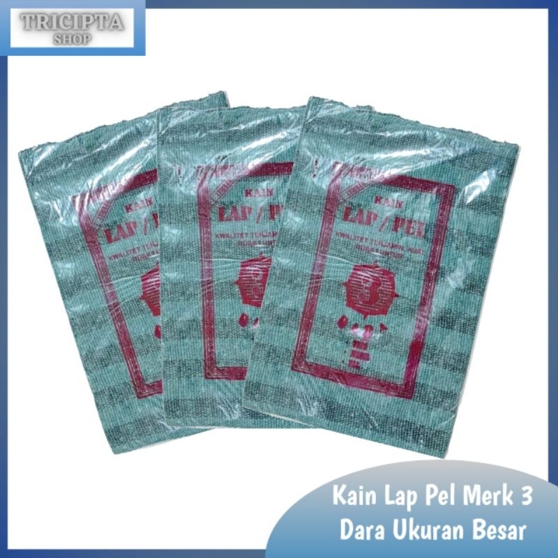 Jual Kain Lap Pel Ukuran Besar / Lap Lantai Dapur Serbaguna 3 Dara ...