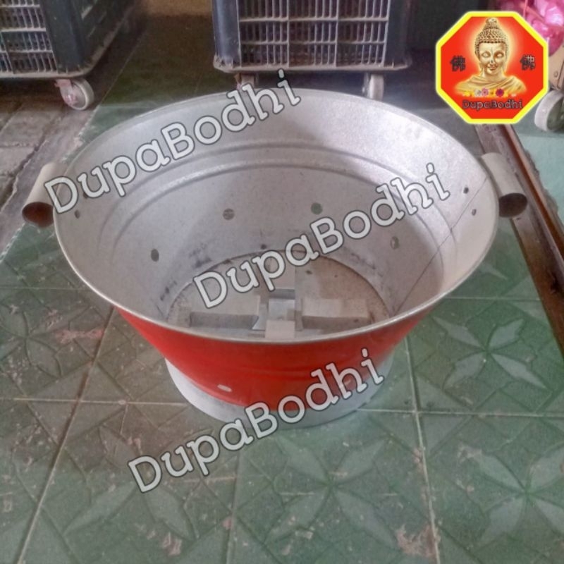 Jual tong bakar warna merah / tong sembahyang / tong bakar kertas ...