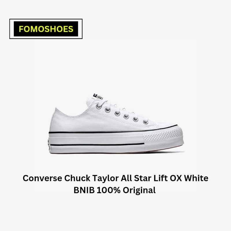 Jual Converse Chuck Taylor All Star Lift OX White | Shopee Indonesia