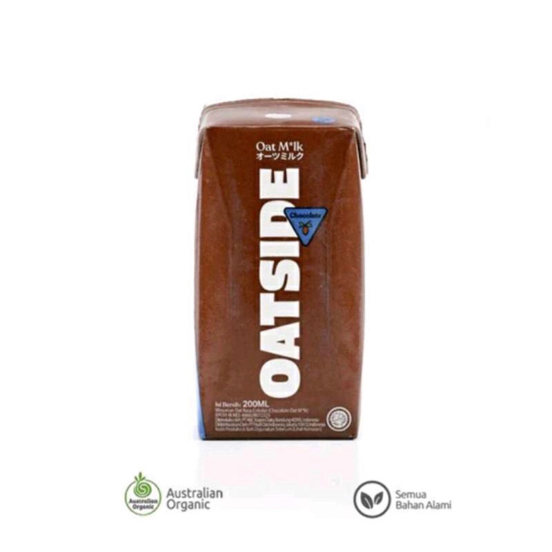 Jual OATSIDE MILK MINI Chocolate with Straw 200ml | Shopee Indonesia