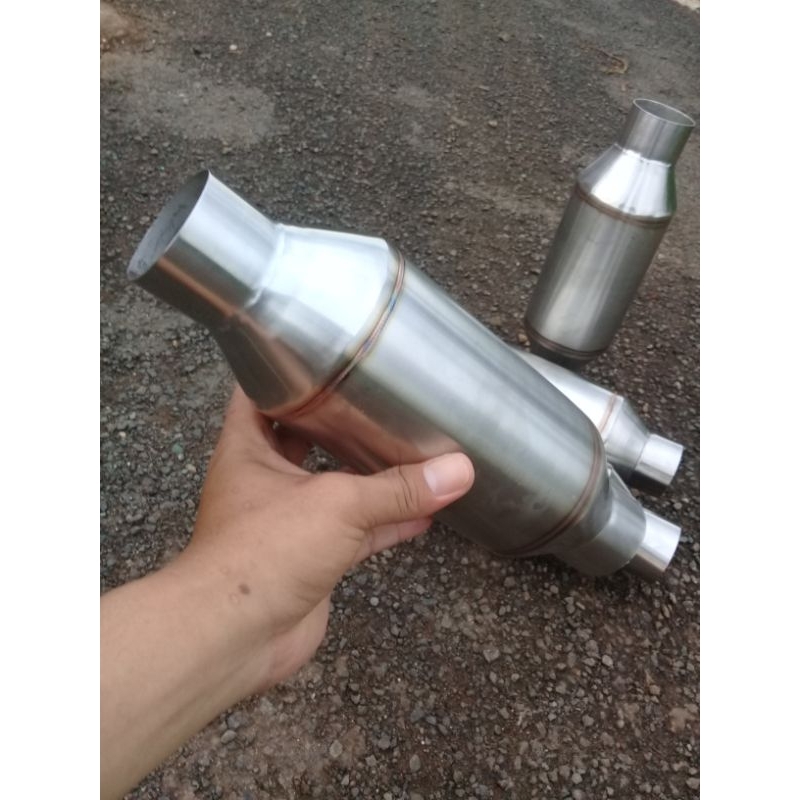 Jual Resonator kapsul stainless knalpot mobil bensin, solar dan diesel ...