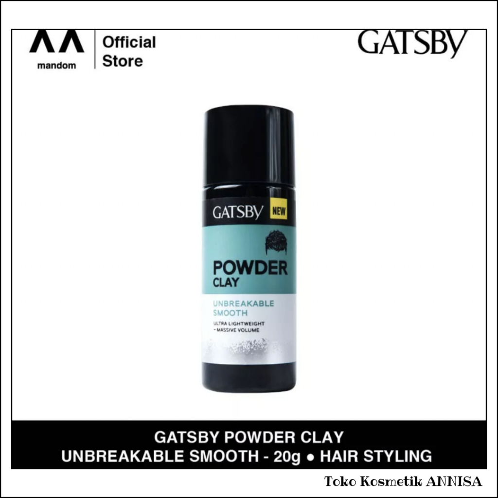 Jual GATSBY Powder Clay Unbreakable Smooth | Shopee Indonesia