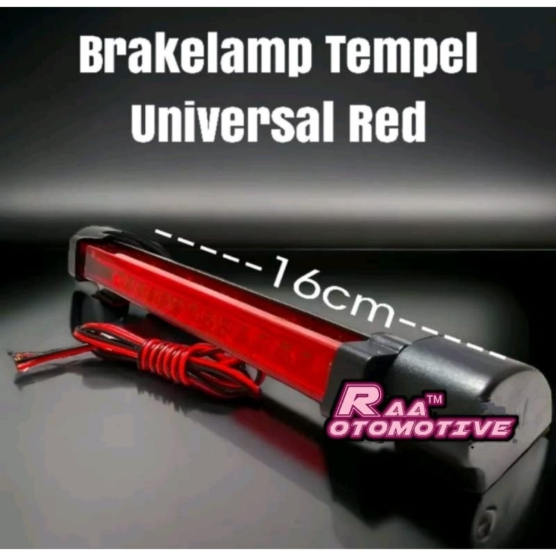 Jual Brake Lamp / Lampu Stop Rem Tempel - Merah | Shopee Indonesia