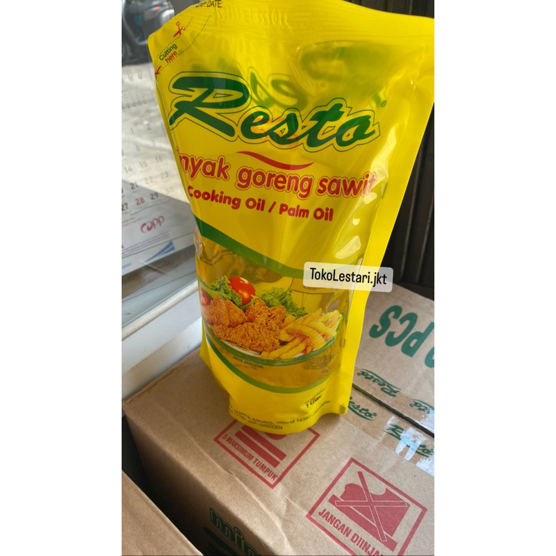 Jual Ready!! Minyak Goreng Resto 1L, 2L, 900 ml, 1800ml, 450ml | Shopee ...