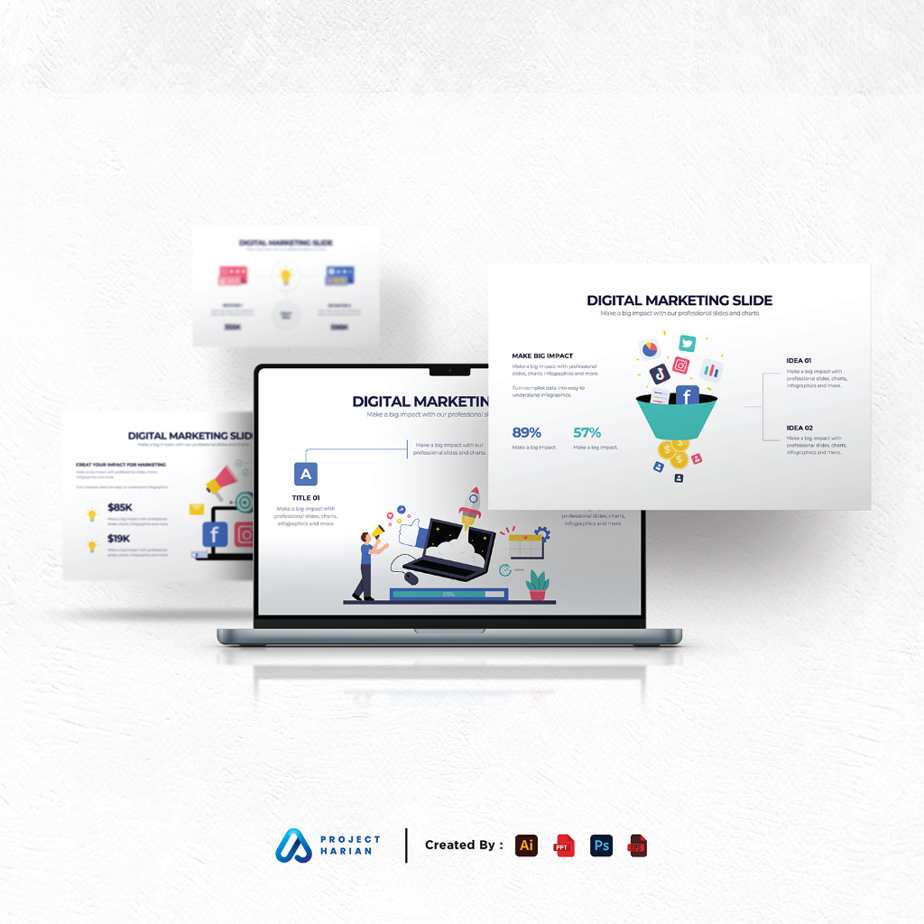 Jual Jasa Desain Presentasi Professional | Desain PPT | Buat PPT ...