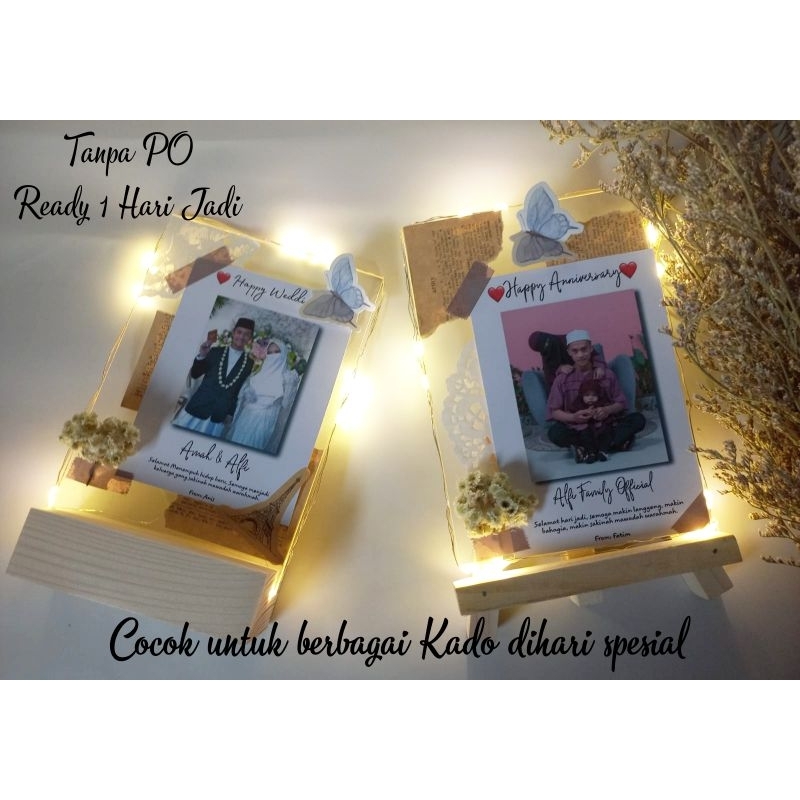 Jual Ready!! 1 Hari Jadi Acrylic costum A6 termurah !! Kado unik wisuda ...