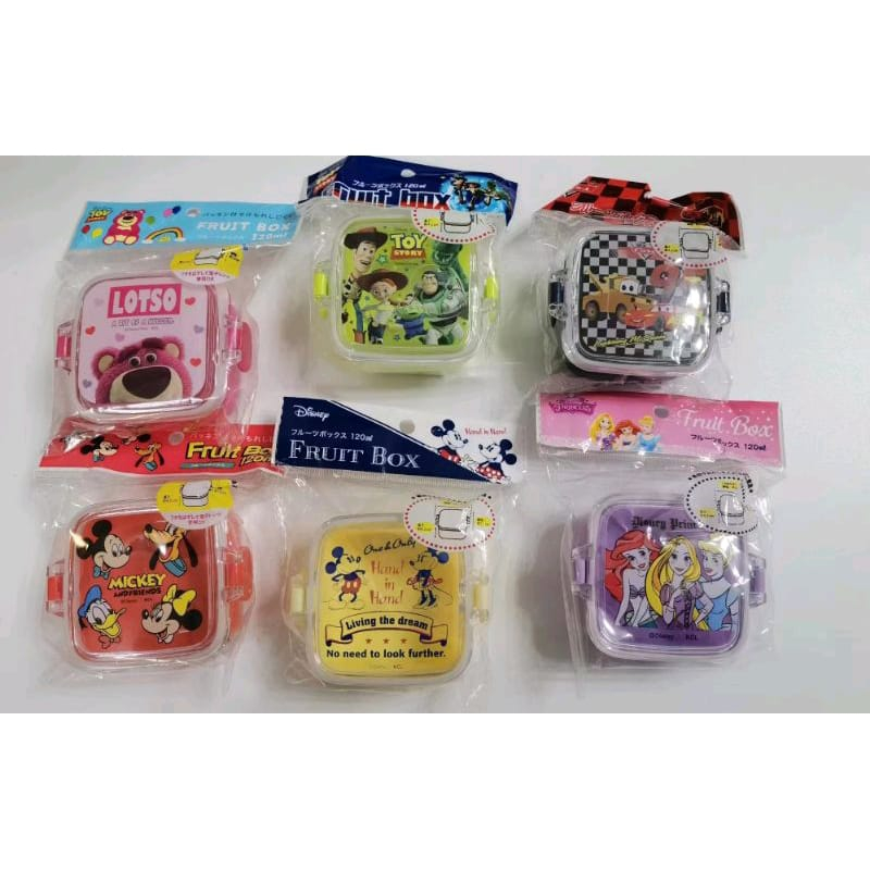 Jual Wadah Snack Buah Bekel Snack Box Disney Ori Jepang Kotak Bekal ...