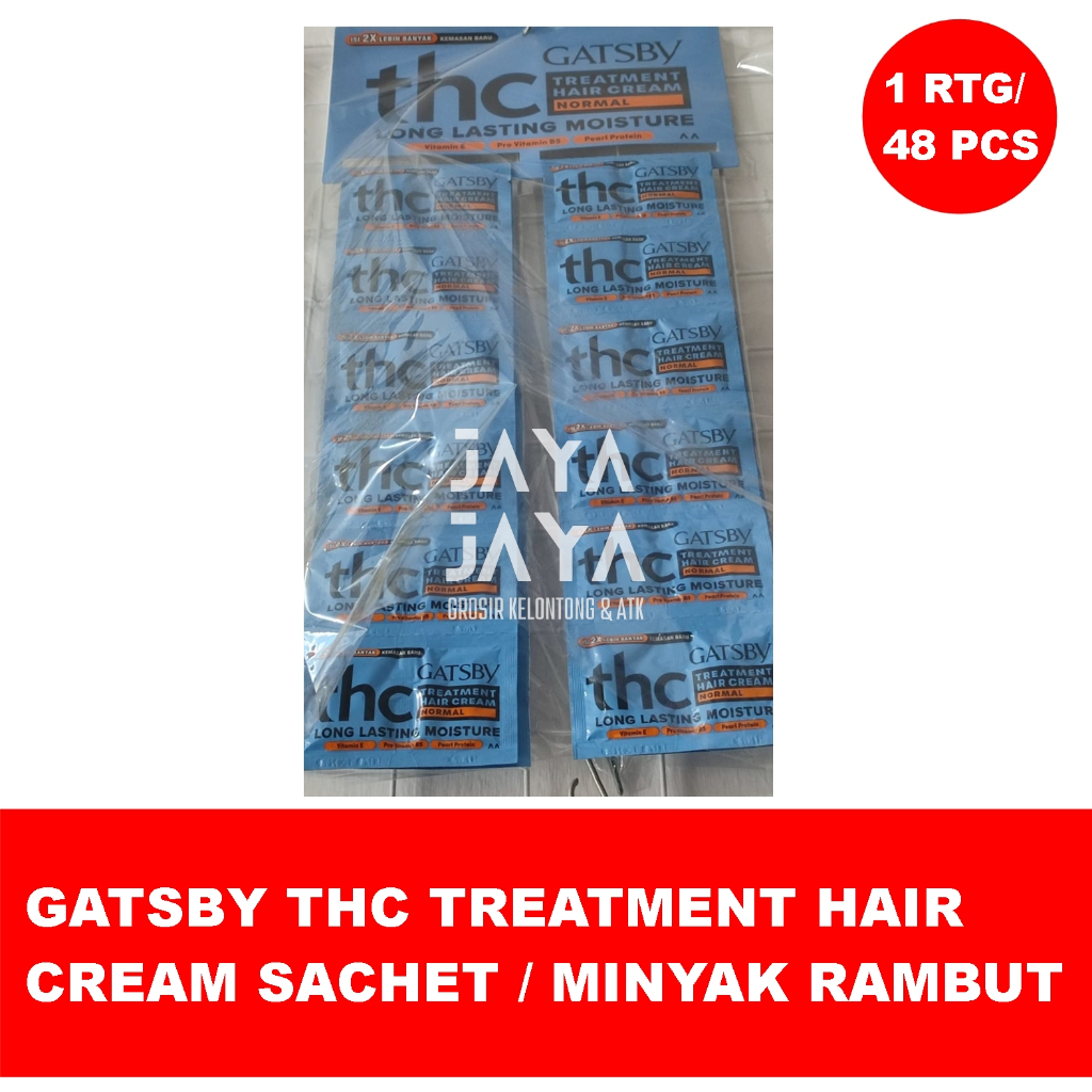 Jual GATSBY THC TREATMENT HAIR CREAM SACHET ISI 48 PCS | Shopee Indonesia