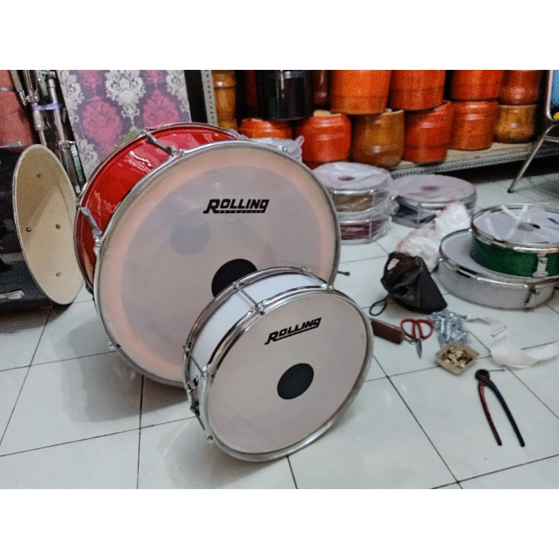 Jual Bass Supporter dan Snare (Paket Hemat Bass 20in dan Snare 14in ...