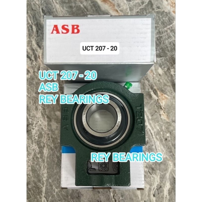Jual Laher pillow block UCT 207-20 As 32mm merk ASB | Shopee Indonesia