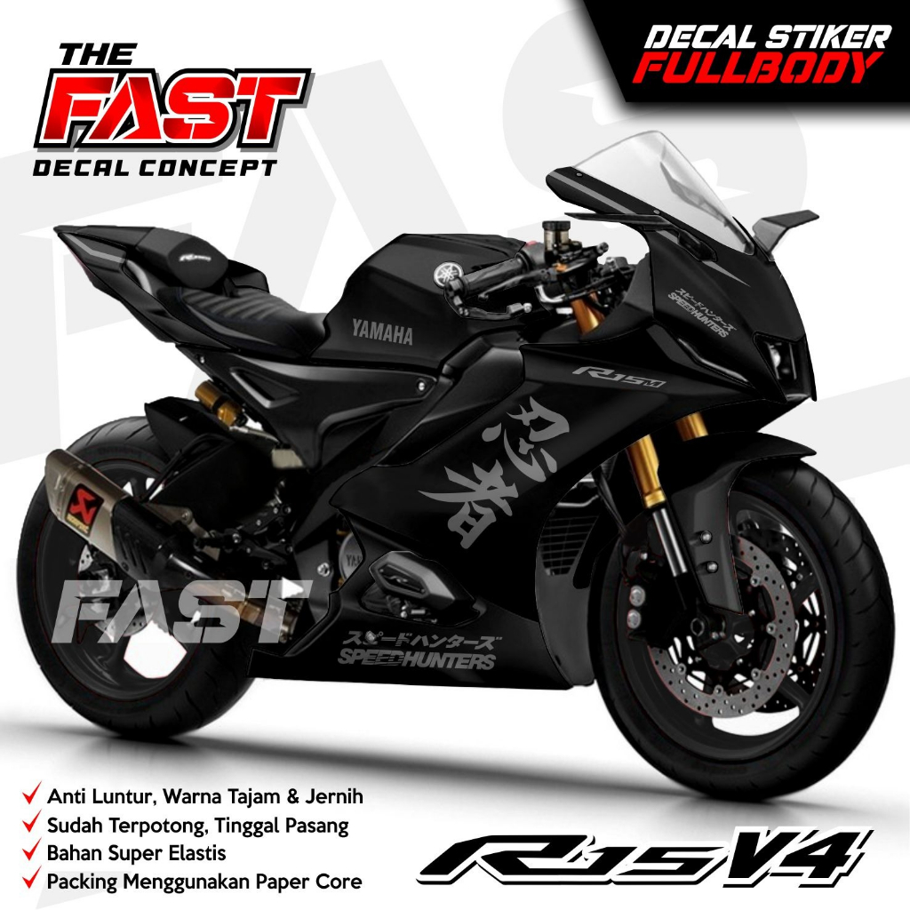 Jual (ANTILUNTUR) STIKER R15V4 FULL BODY_DECAL MOTOR YAMAHA R15 V4 FULL ...