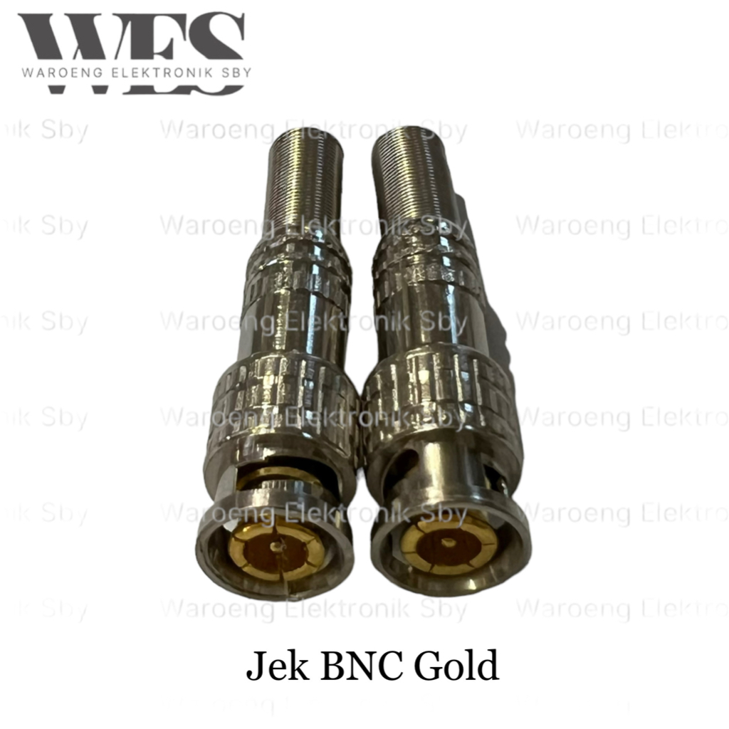 Jual JEK BNC GOLD CONNECTOR/KONEKTOR CCTV/CCTV CONNECTOR | Shopee Indonesia