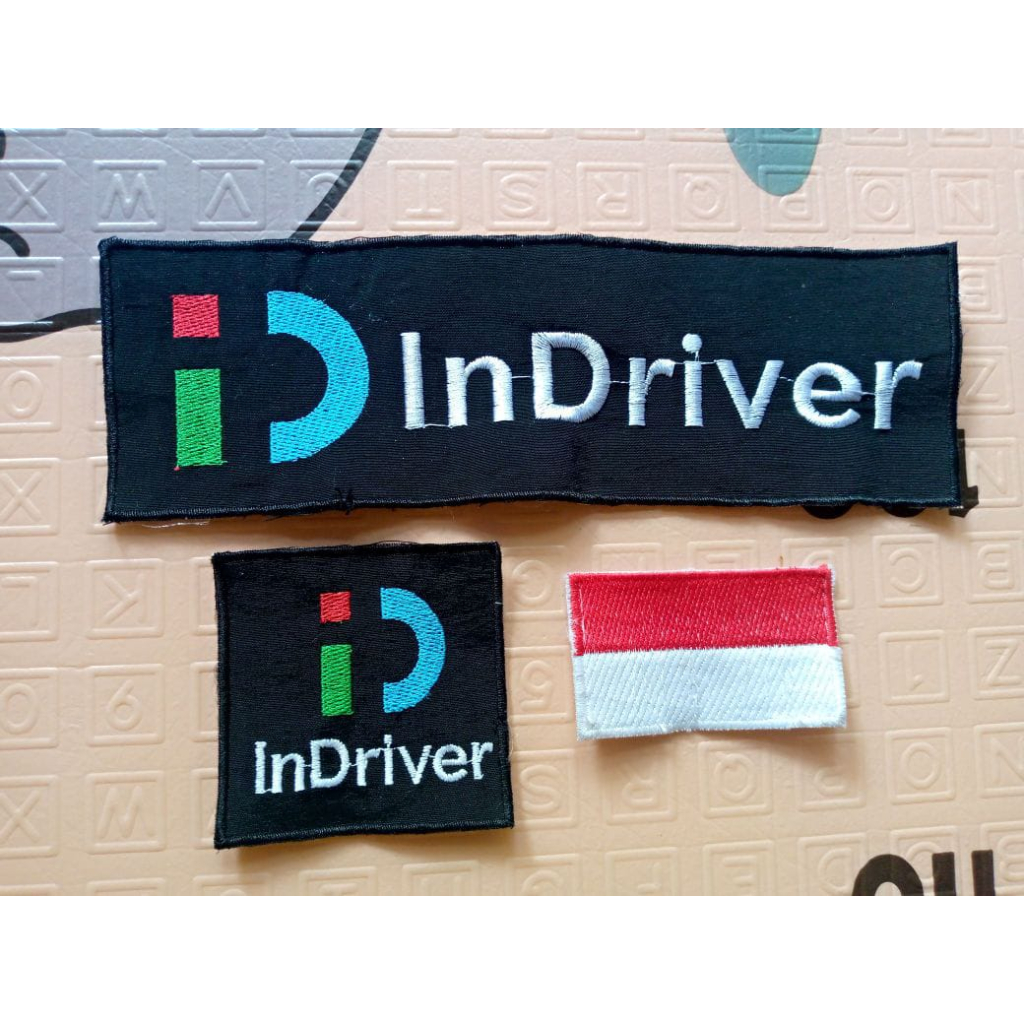 Jual LOGO INDRIVE//LOGO INDRIVER// EMBLEM INDRIVE//BORDIR INDRIVE ...