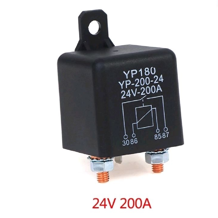 Jual Selenoid relay relai 24v 200A 24V 100A relay amper ampere besar ...