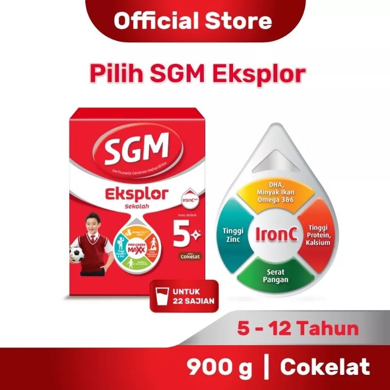 Jual SGM EXPLORE 5+COKELAT 900gr | Shopee Indonesia