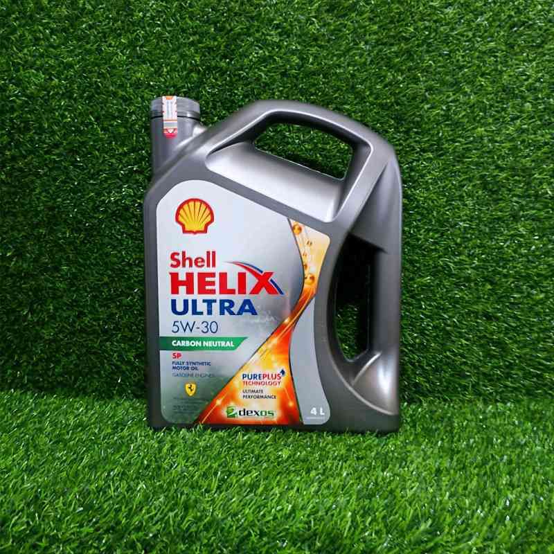 Jual Promo! New Shell helix ultra 5w30 hx8 baru SP SN Plus (4L) kemasan ...