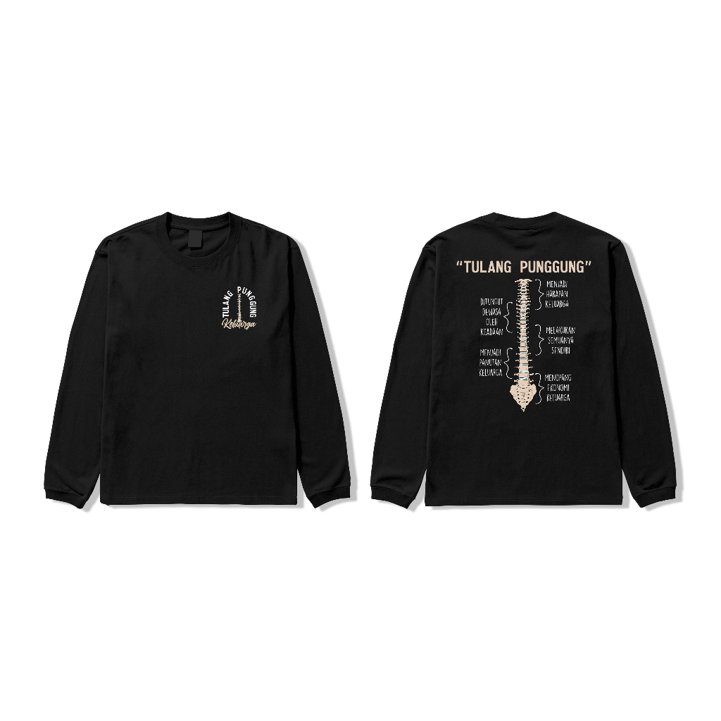 Jual Kaos Lengan Panjang Kata Kata Tulang Punggung Keluarga Big Size ... Jual Kaos Lengan Panjang Kata Kata Tulang Punggung Keluarga Big Size ...