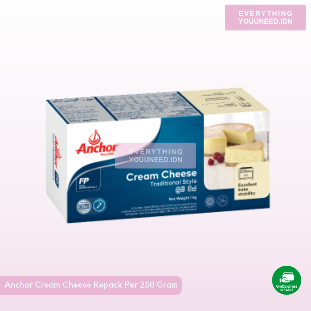 Jual [ INSTAN ] Anchor Cream Cheese Repack Per 250 Gram | Shopee Indonesia