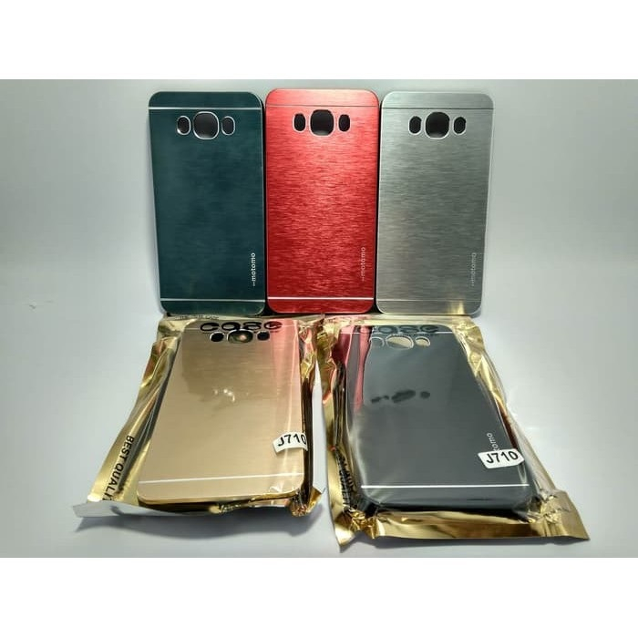 Jual Casing Samsung J7 2016 J710 Kesing Motomo Hardcase Backcase Metal | Shopee Indonesia