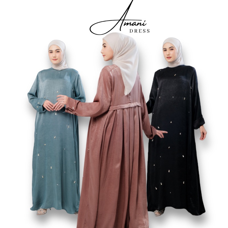 Jual Amani Dress (All size fit to XL) Dress Rempel/Dress Payet/Dress ...