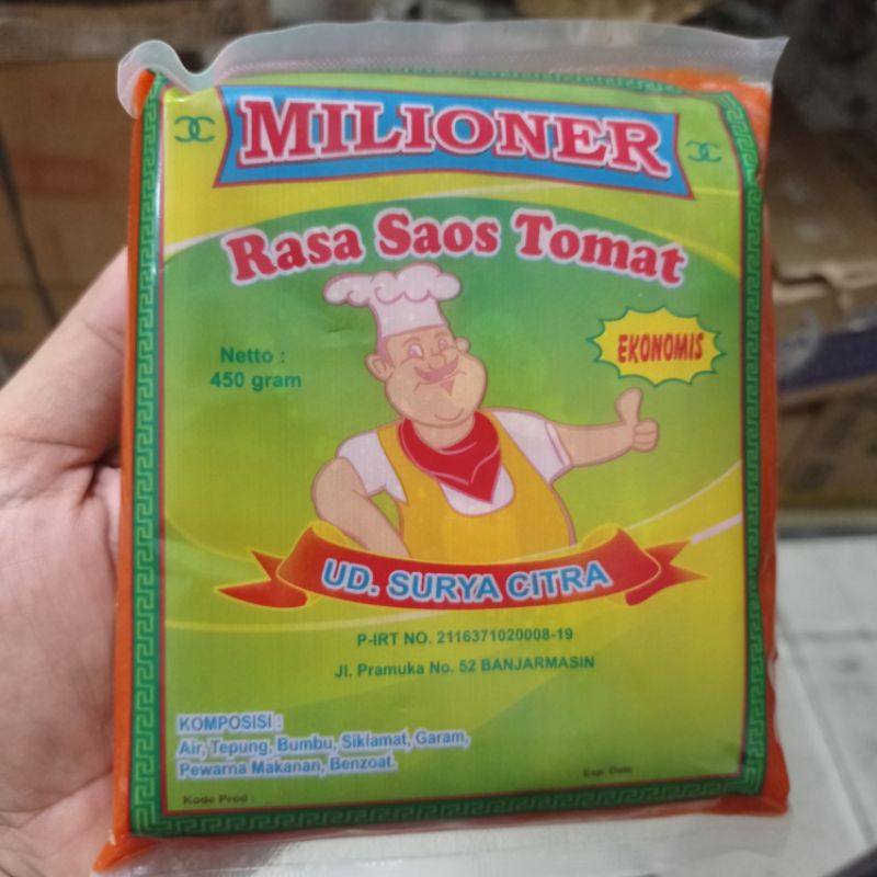 Jual Saos Milioner Rasa Saos Tomat 450gr | Shopee Indonesia