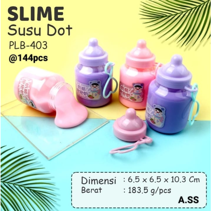 Jual Slime Milk Botol Susu Dot PLB-403 / Slime Fancy Karakter | Shopee ...