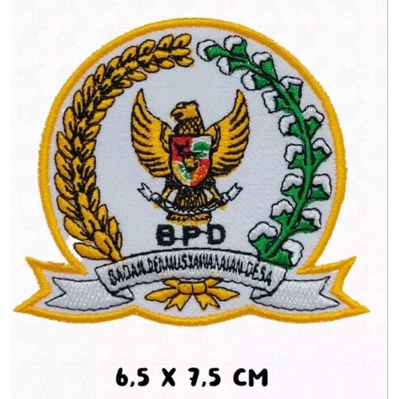 Jual LOGO BPD BORDIR LOGO BADAN PERWAKILAN DESA LOGO BADAN PERWAKILAN ...