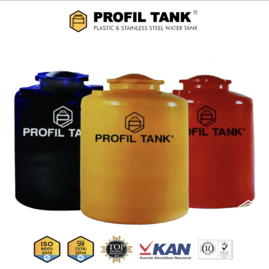 Jual Tangki air profil TDA300 ORIGINAL kapasitas 300 Liter torrent ...