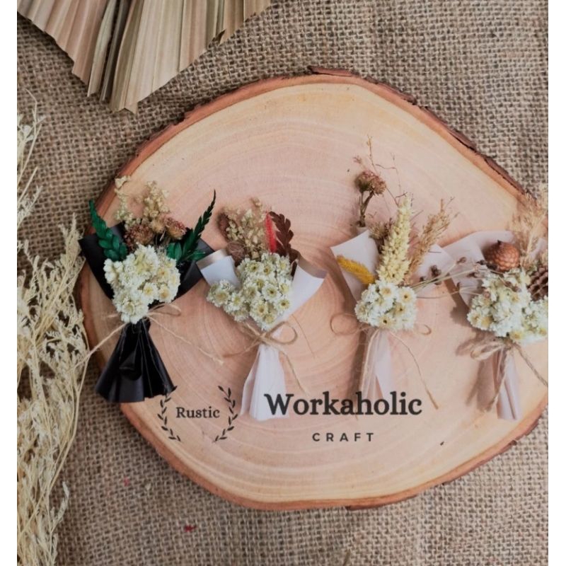 Jual Termurah Buket Mini Bunga Kering Rustic | Shopee Indonesia