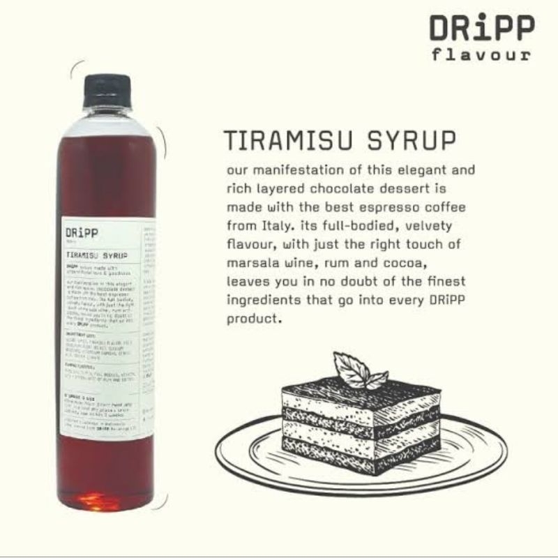 Jual Dripp Flavour Syrup Tiramisu | Shopee Indonesia