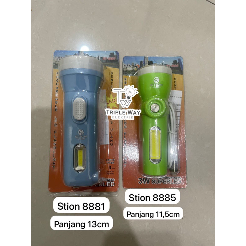 Jual senter charge mini + emergensi led cob super terang | Shopee Indonesia