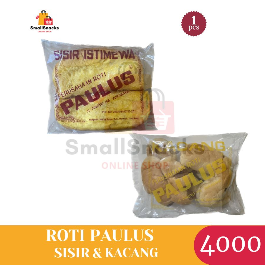 Jual PROMO!!! ROTI SISIR & ROTI KACANG PAULUS LEGENDARIS TERMURAH ...