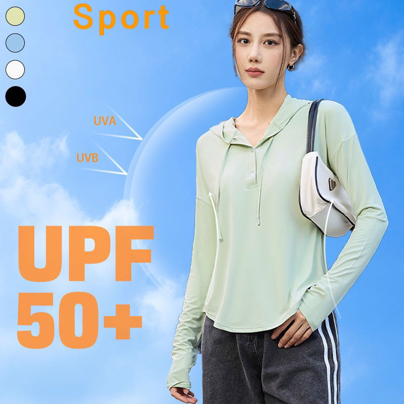 Jual Hoodie Pelindung Sinar Matahari Atasan Anti UV UPF 50+ Hoodie-01 | Shopee Indonesia