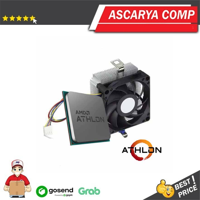 Jual PROCESSOR AMD ATHLON 3000G 3.5GHz TRAY + Fan Original AMD | Shopee ...