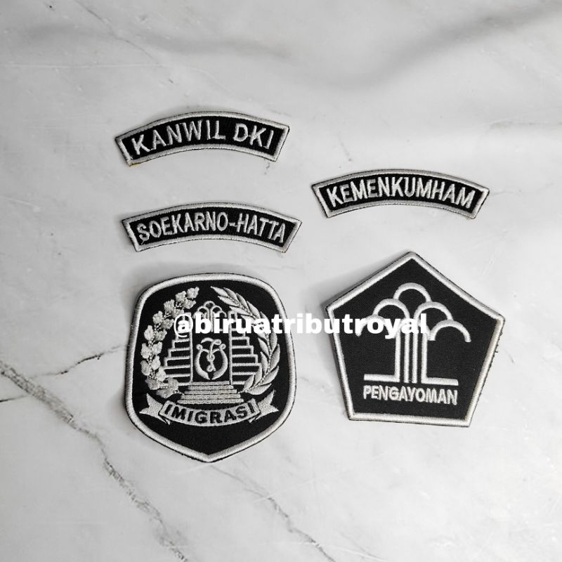 Jual BORDIR BADGE PDH IMIGRASI/BORDIR PDH PEMASYARAKATAN / BORDIR ... Jual BORDIR BADGE PDH IMIGRASI/BORDIR PDH PEMASYARAKATAN / BORDIR ...