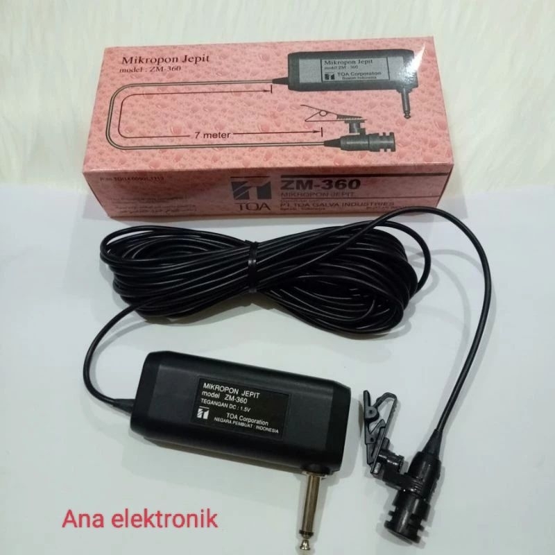 Jual Mic Jepit Toa ZM 360 Clip On | Shopee Indonesia