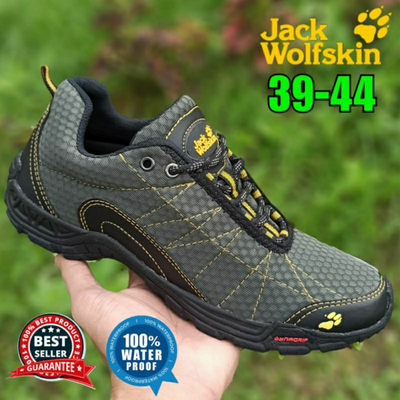 Jual sepatu gunung pria jack wolfskin sepatu hiking | Shopee Indonesia