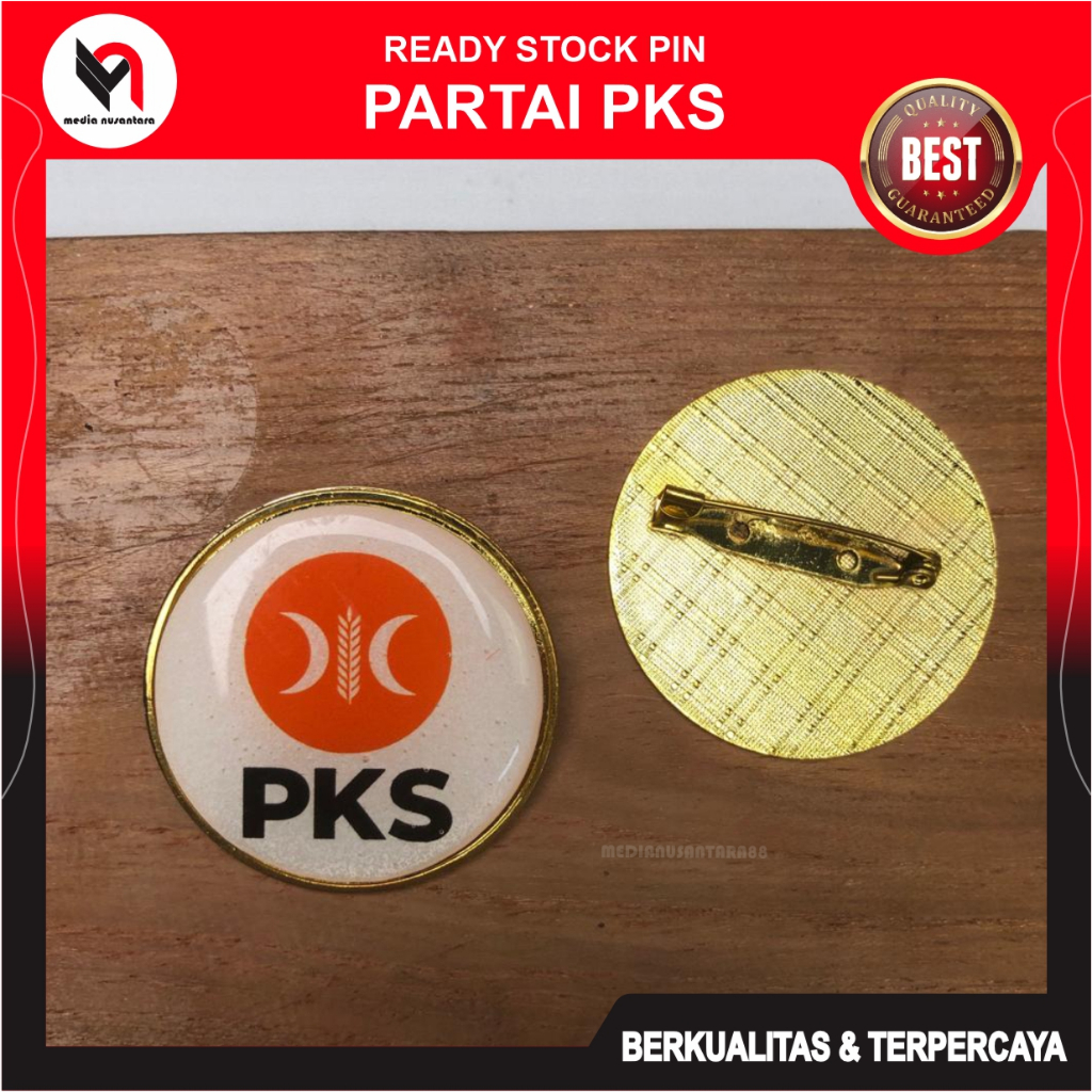 Jual PKS Pin Bros Logo Partai PKS Ready Stok | Shopee Indonesia