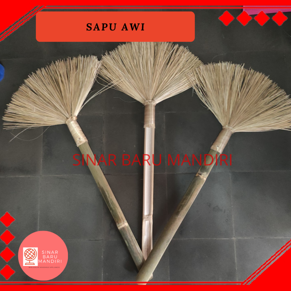Jual Sapu awi / sapu bambu / sapu halaman serbaguna murah | Shopee ...