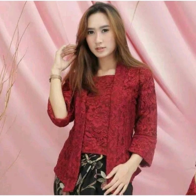 Jual Kebaya Kutu Baru Modern/Kebaya Pesta/Kebaya Wisuda/Kebaya Remaja/Kebaya brukat Modern ...