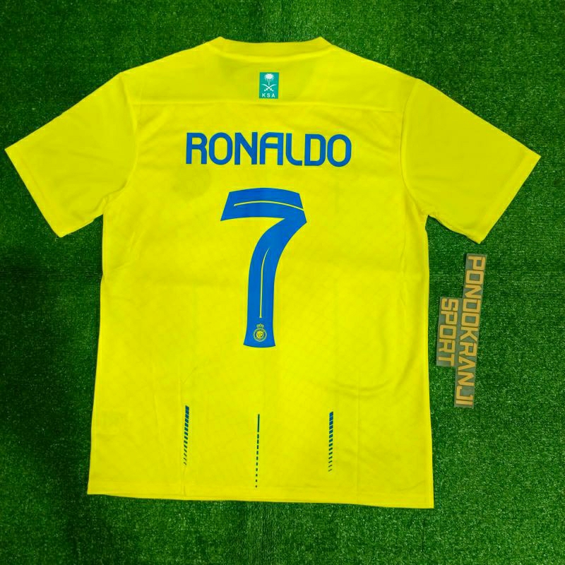Jual Jersey Bola Al Nassr Home New 2023 2024 Grade Ori Import Shopee