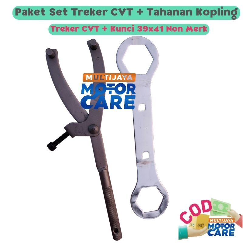 Jual SET Treker CVT + Kunci Mur Kopling Ring 39X41 Tutup Klep 17x24 | Shopee Indonesia