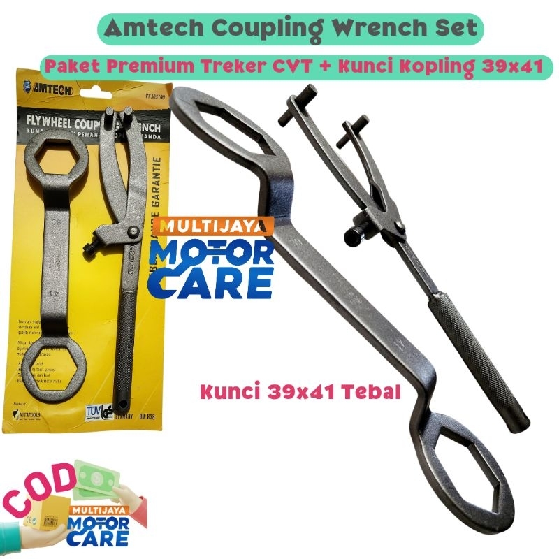 Jual SET Treker CVT + Kunci Mur Kopling Ring 39X41 Tutup Klep 17x24 | Shopee Indonesia