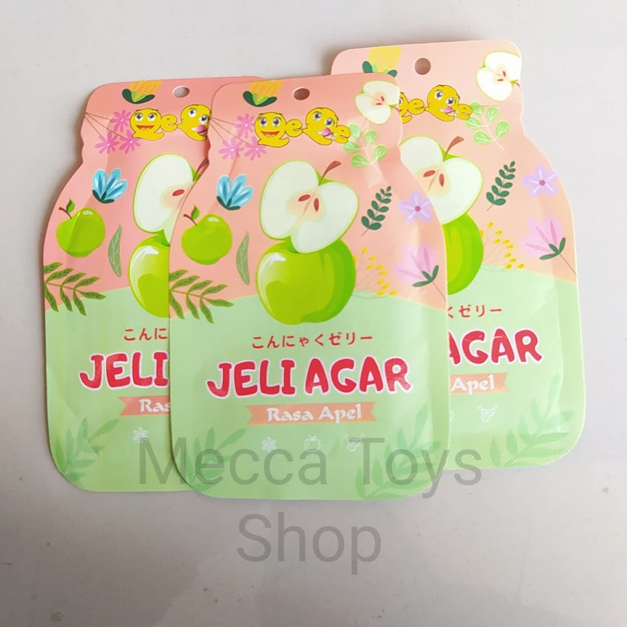 Jual Jeli Agar Rasa Anggur, Strawberry, Yogurt, Apel 30 pcs | Shopee ...